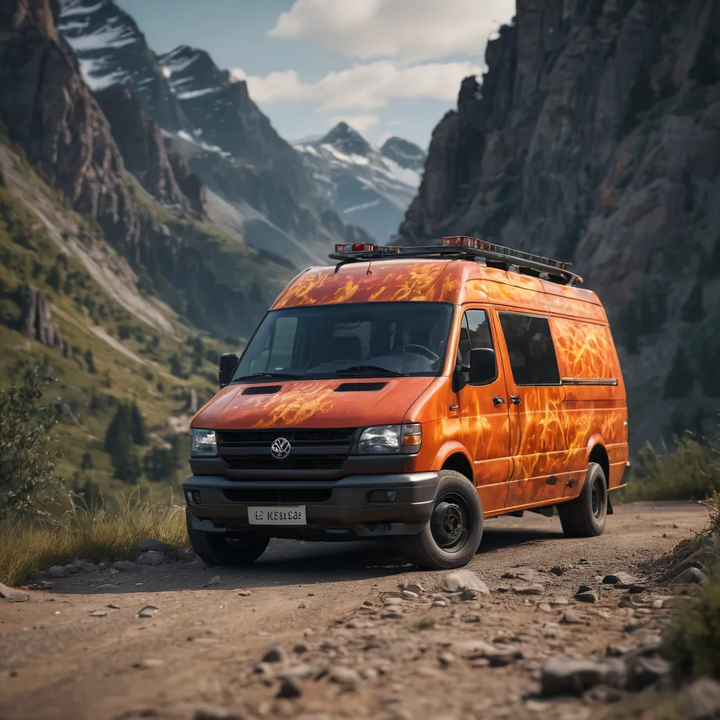 The Allure and Functionality of Vans with Fire Flames