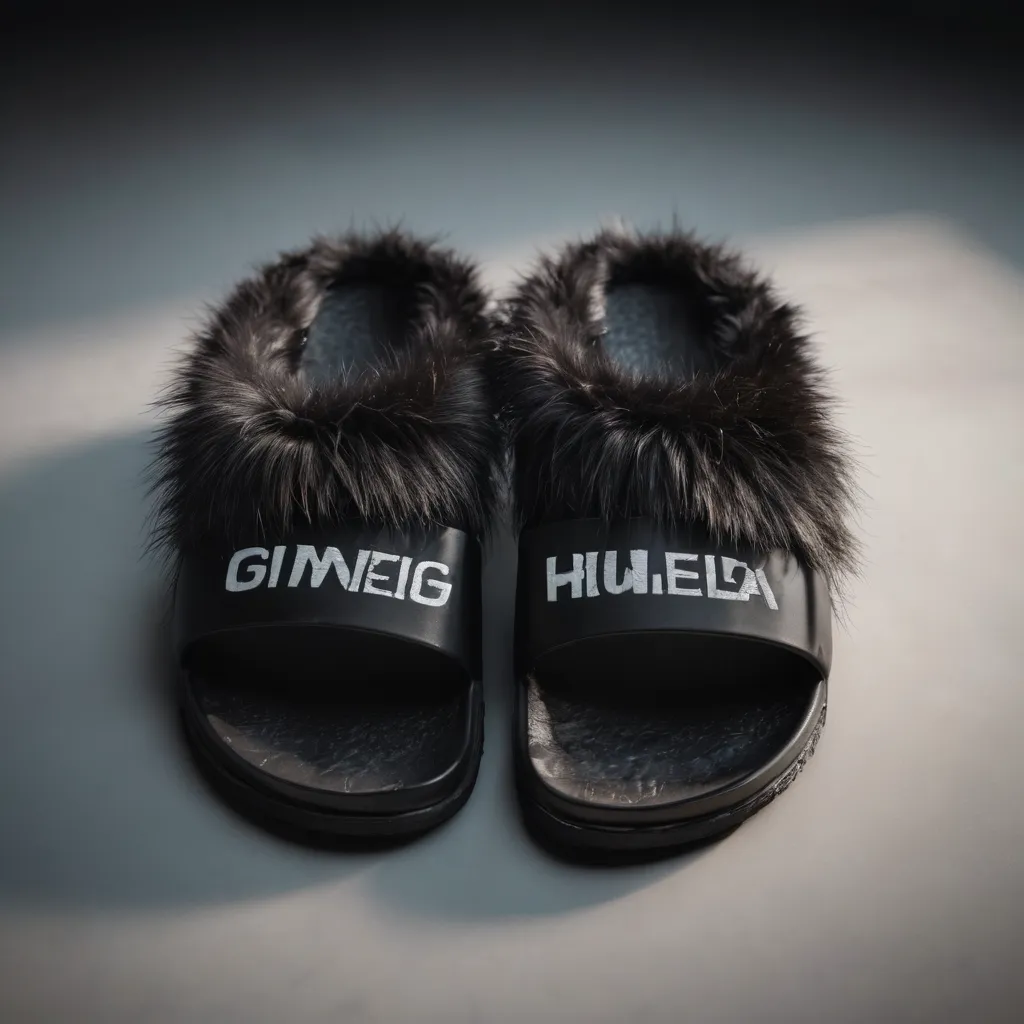 Black Fur Slides: Merging Comfort and Style in Extreme Sports