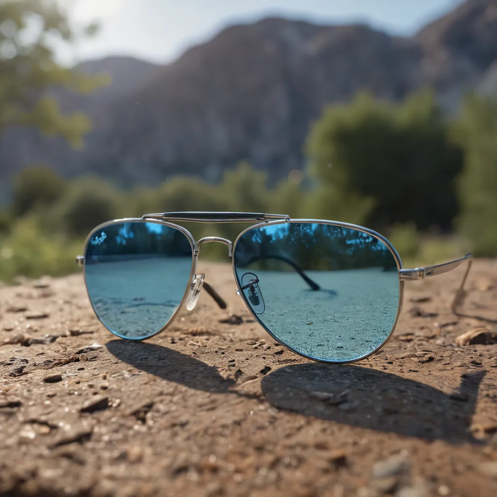 Ray-Ban Silver Frame Blue Lens: Design & Functionality