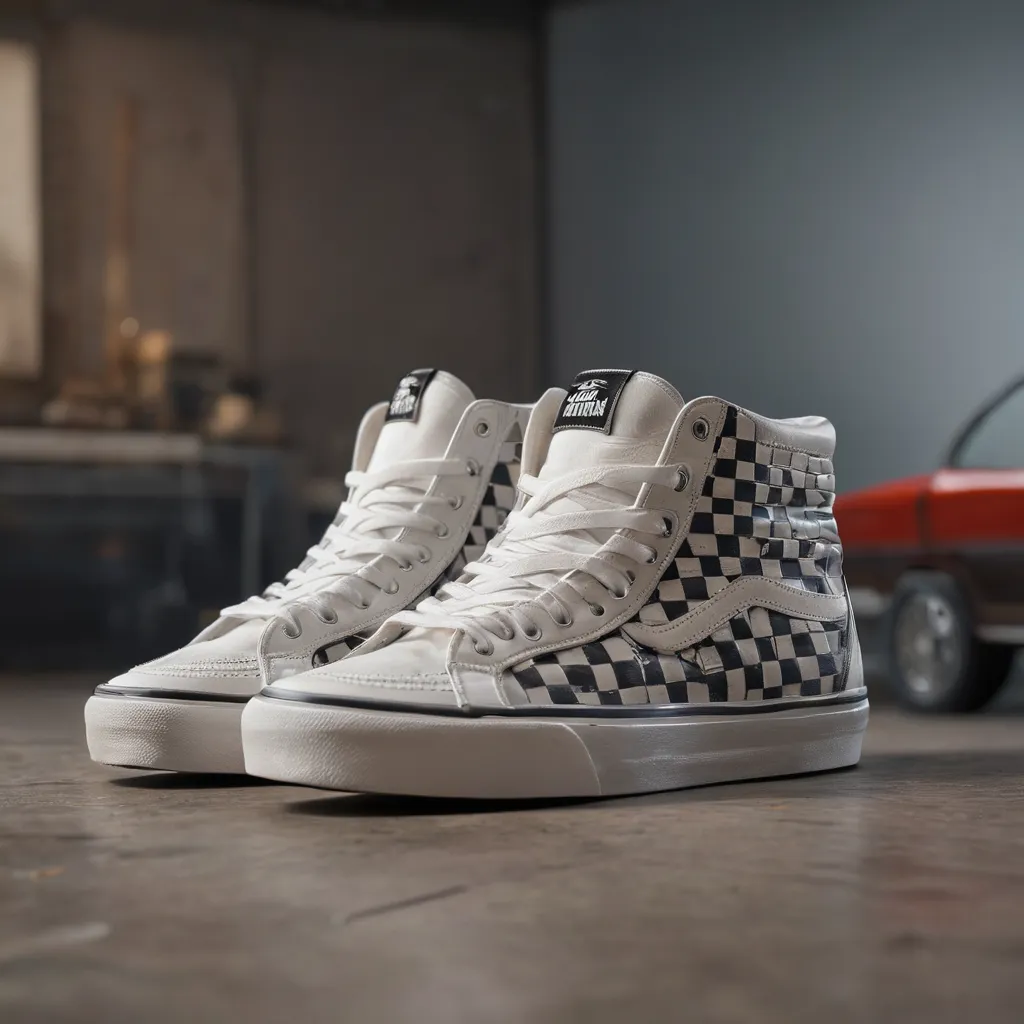 The Impact of White Checkered High Top Vans on Extreme Sports