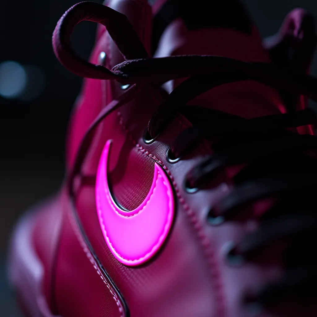 Nike High Tops with Pink Swoosh: Style Meets Functionality