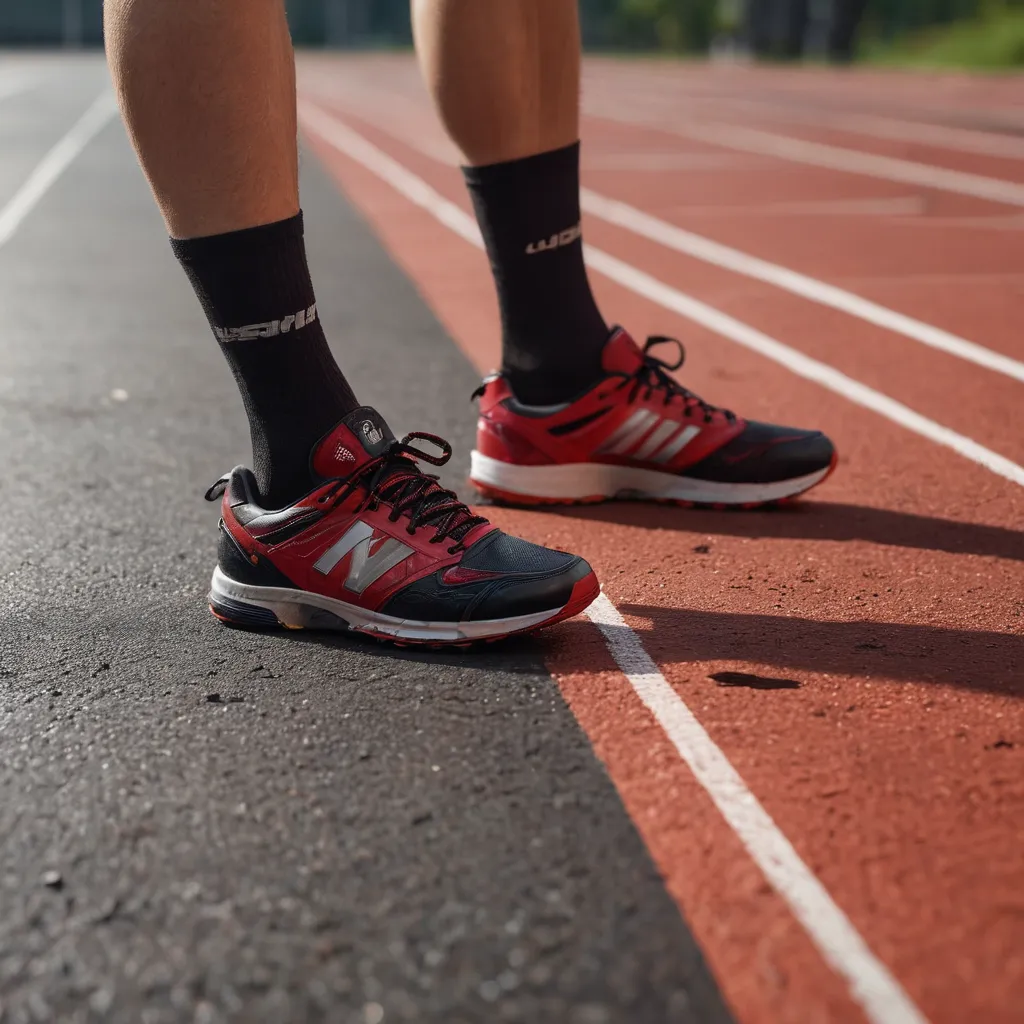 Red and Black Track Shoes: Performance and Design Insights