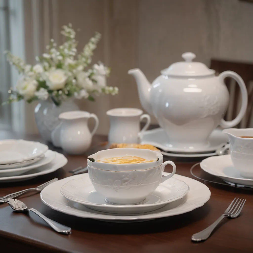 The Enduring Appeal of White Fine China: A Timeless Classic