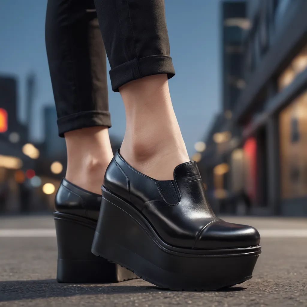 Exploring the Utility and Versatility of Black Slip-On Platform Shoes